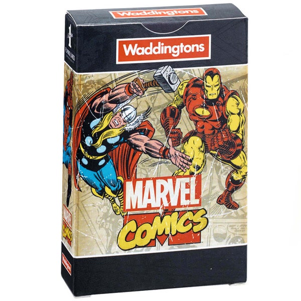 Waddingtons Number 1 Playing Cards - Marvel Comics Retro Edition - IWOOT UK