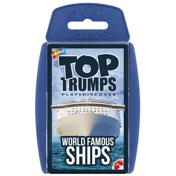 Top Trumps Card Game - World Famous Ships Edition Toys - Zavvi UK