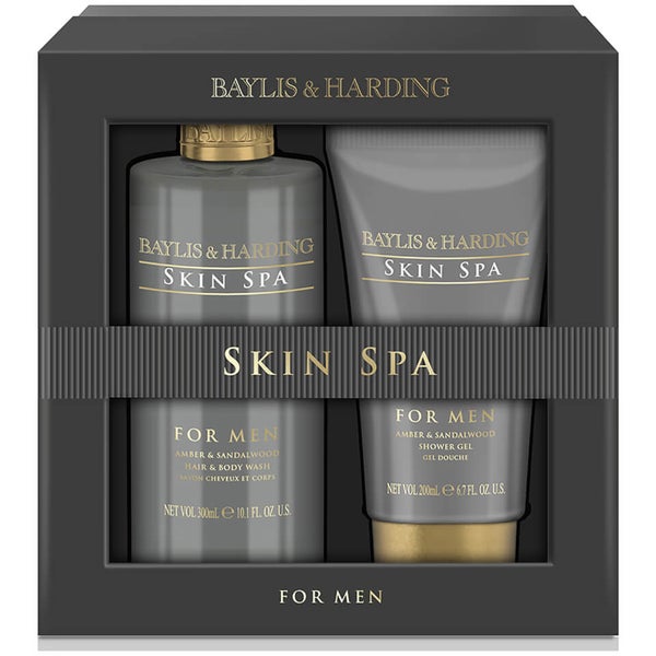 Baylis & Harding Skin Spa Amber & Sandalwood 2 Piece Gift Set - IWOOT UK
