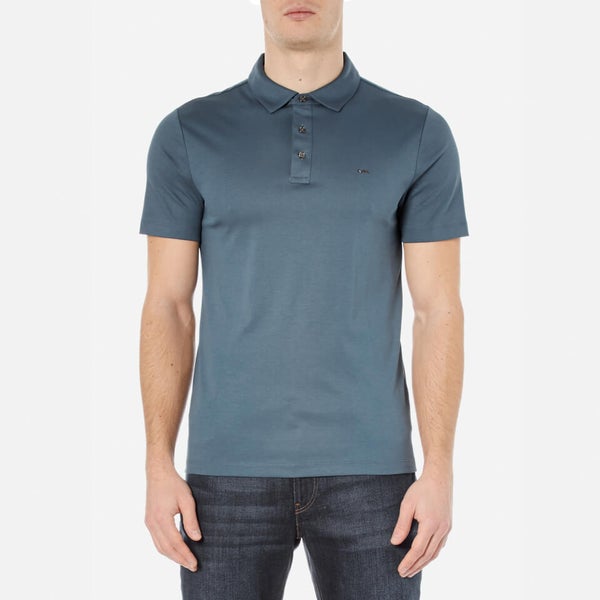 Michael Kors Men's Sleek MK Polo Shirt - Kelp | TheHut.com