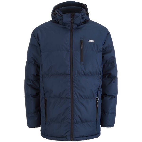 Trespass Men's Clip Waterproof Padded Coat - Navy Mens Clothing - Zavvi UK
