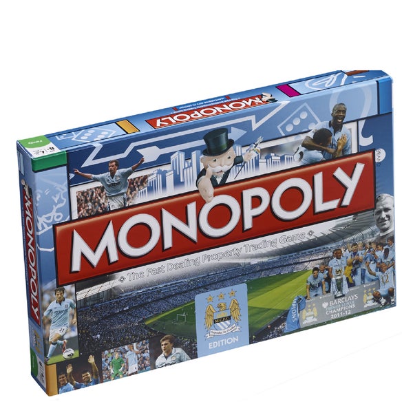 Monopoly Board Game - Manchester City F.C Edition Toys - Zavvi UK