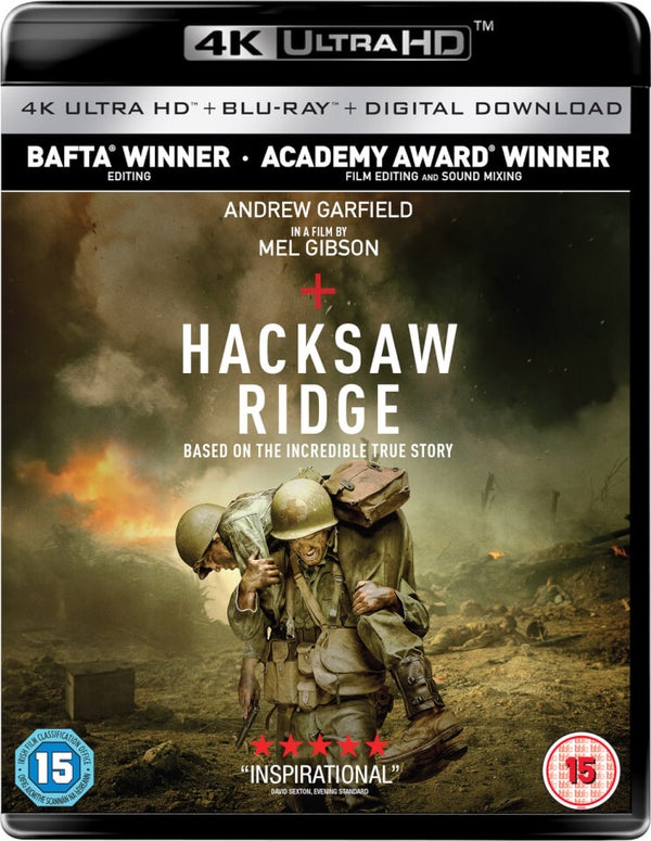 Hacksaw Ridge - 4K Ultra HD 4K | Zavvi Australia