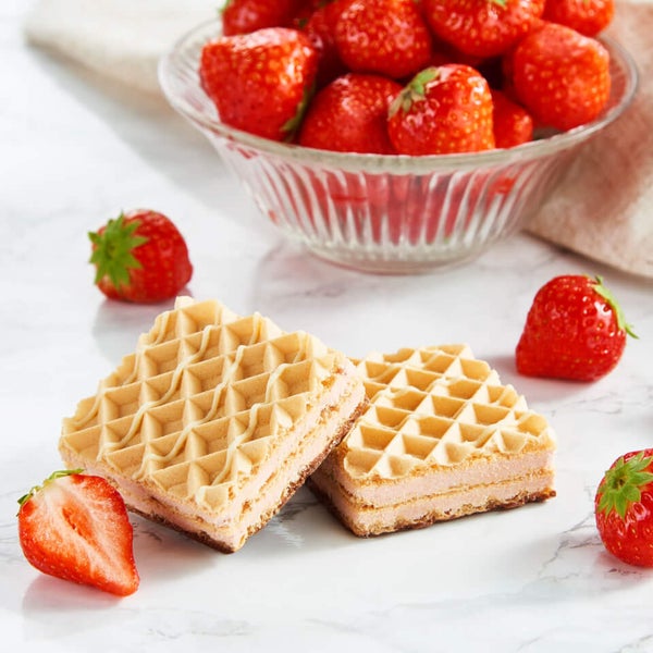 Strawberry Wafer High-Protein Healthy Snack | exantediet.com
