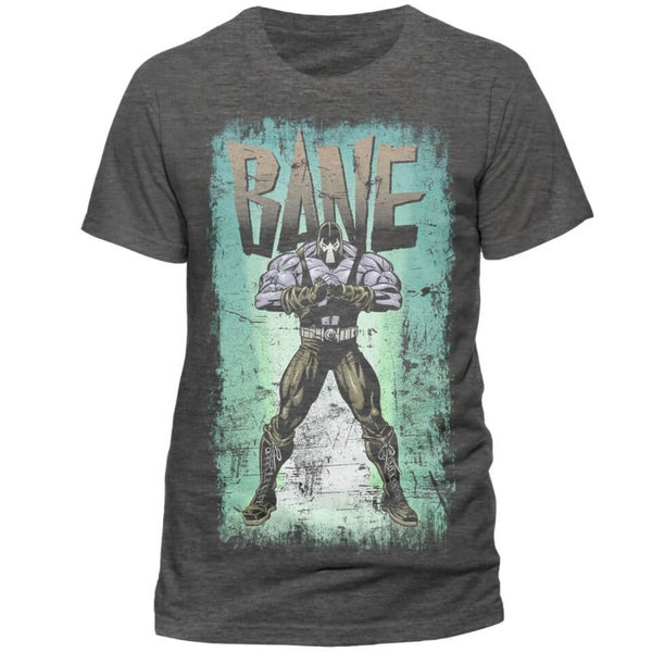 DC Comics Men's Batman Retro Bane T-Shirt - Grey Merchandise - Zavvi UK