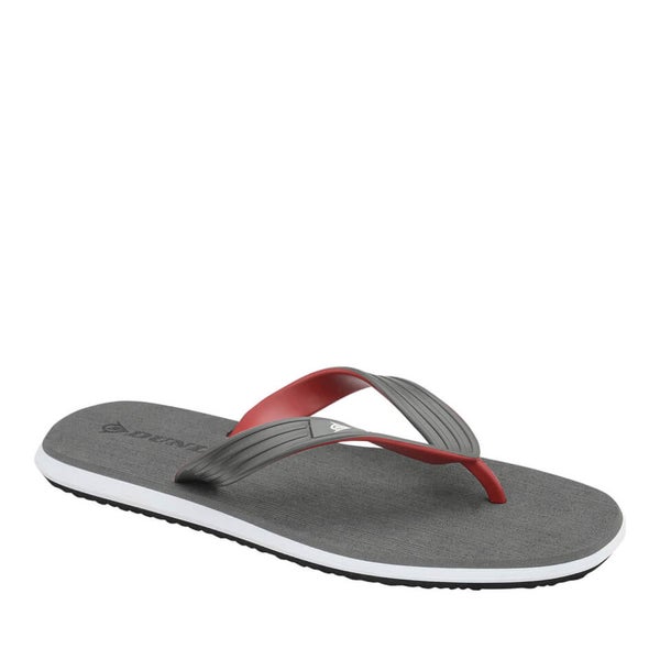 Dunlop Men's Toe Post Flip Flops - Grey Mens Footwear - Zavvi UK