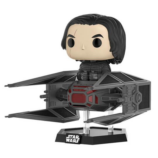 Star Wars Kylo Ren in Tie Fighter Pop Deluxe Figure Merchandise Zavvi UK