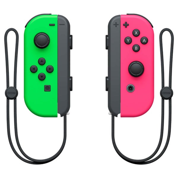 Nintendo Joy-Con Pair Neon Green/Pink Games Accessories - Zavvi UK