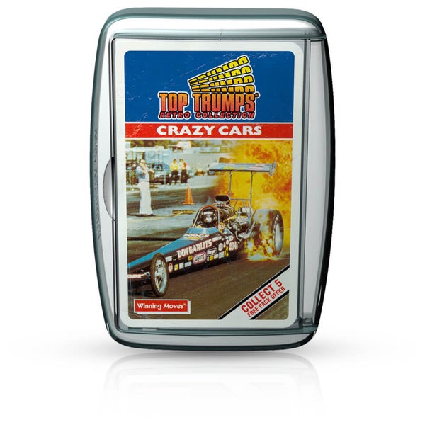 Top Trumps Card Game - Crazy Cars Retro Edition Toys - Zavvi UK