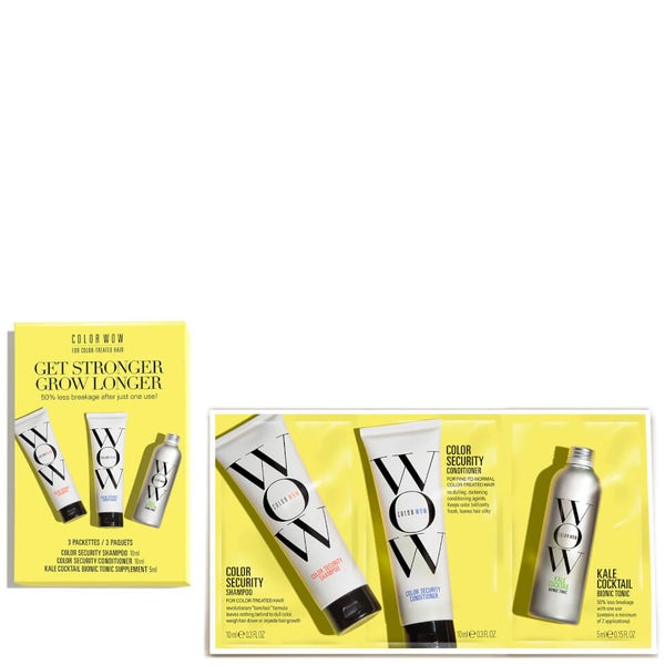 Color Wow 3 Piece Sachet Set - Shampoo, Conditione and Kale Cocktail ...