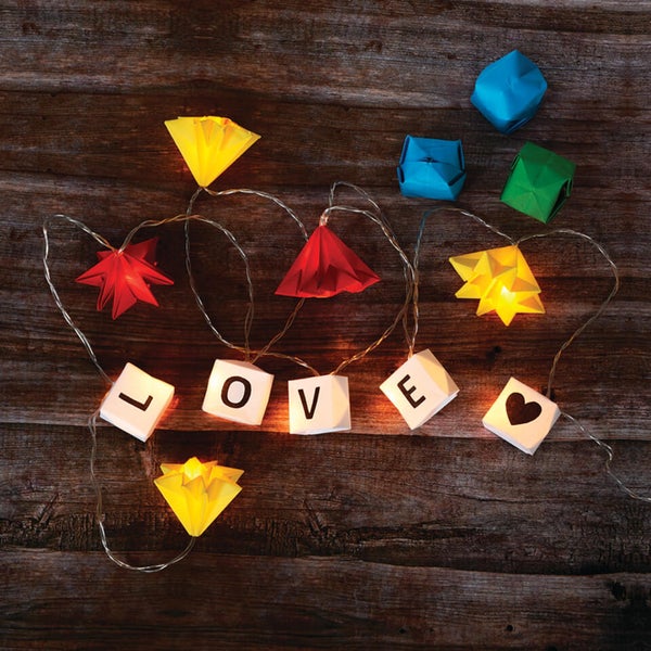 Make Your Own Origami String Lights Traditional Gifts - Zavvi US
