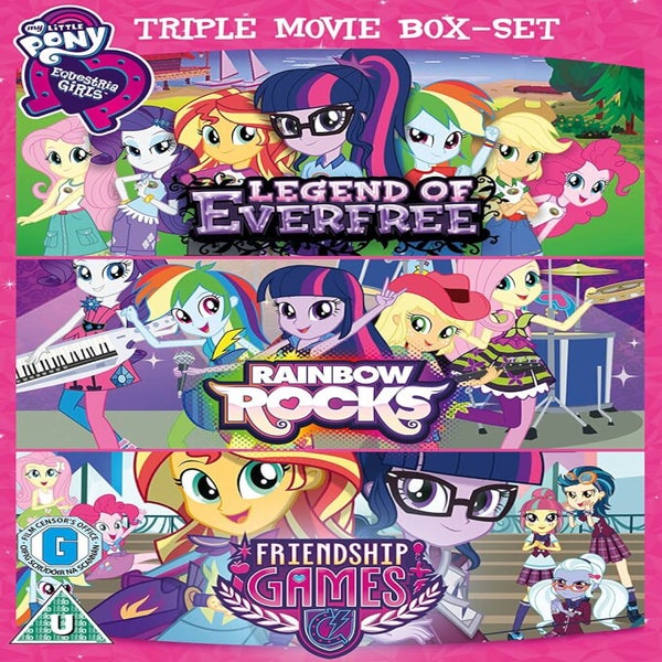 MLP Equestria Girls - Triple Box Set DVD | Zavvi Australia