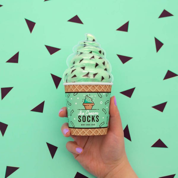 Ice Cream Socks - Mint Choc Chip Womens Clothing - Zavvi UK