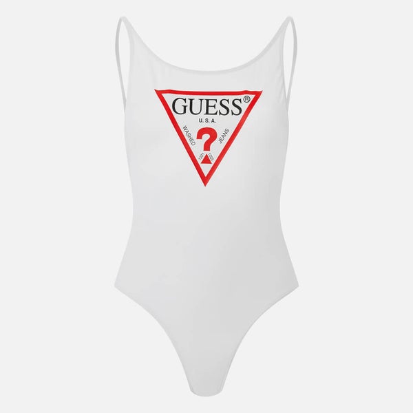 Guess Women's One Piece Swimsuit - Optic White | TheHut.com