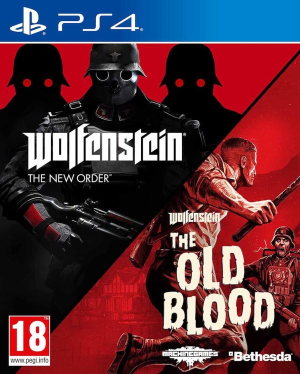 Wolfenstein Double Pack Includes: The New Order & The Old Blood PS4 ...