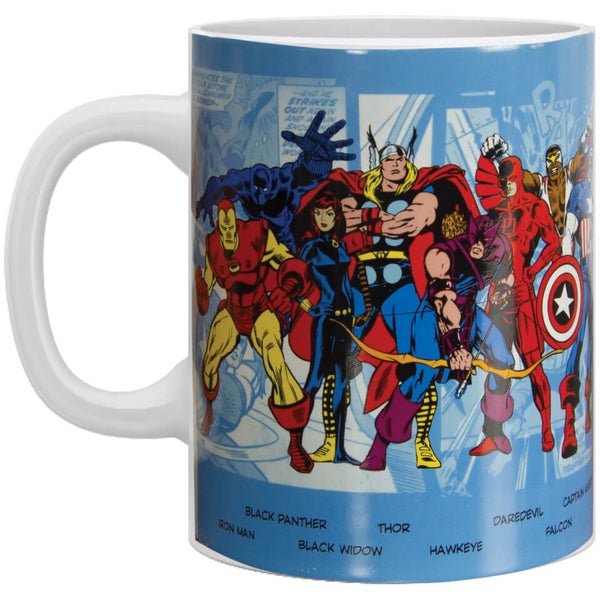Marvel Comics Character Mug Traditional Gifts - Zavvi UK