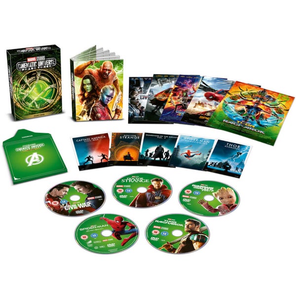 Marvel Studios Collector's Edition Box Set - Phase 3 Part 1 DVD - Zavvi UK