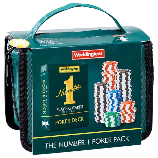 Waddingtons Number 1 Playing Cards - Poker Travel Set Edition - IWOOT UK