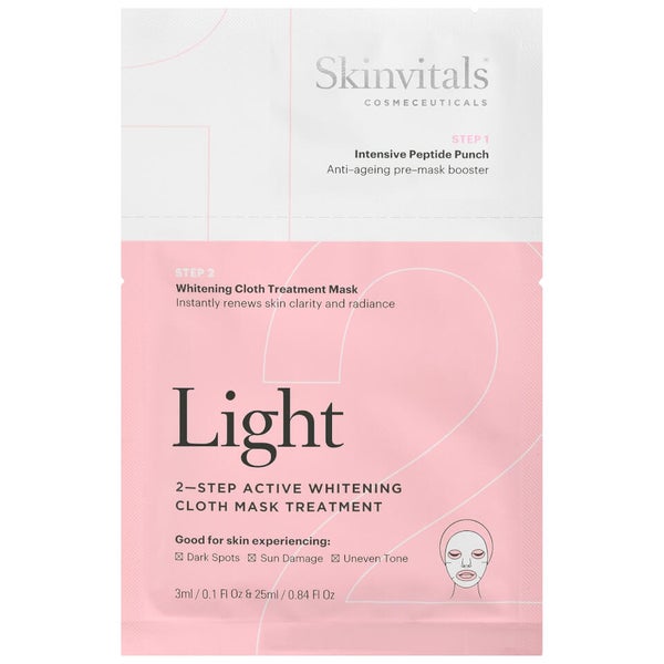 Skinvitals 2 Step Face Mask - Light - LOOKFANTASTIC