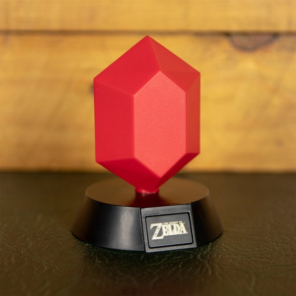 The Legend of Zelda Red Rupee Icon Light Traditional Gifts - Zavvi UK