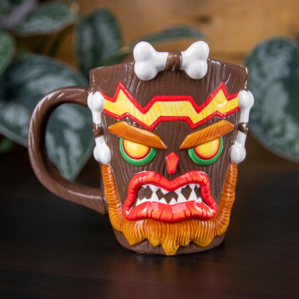 Crash Bandicoot Uka Uka Shaped Mug - IWOOT UK