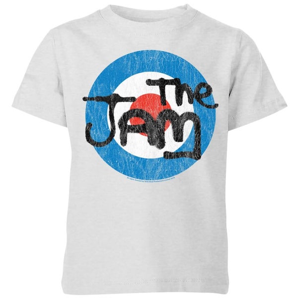 The Jam Target Logo Kids' T-Shirt - Grey Clothing - Zavvi UK