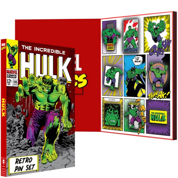 Hulk Pin Set Merchandise - Zavvi UK