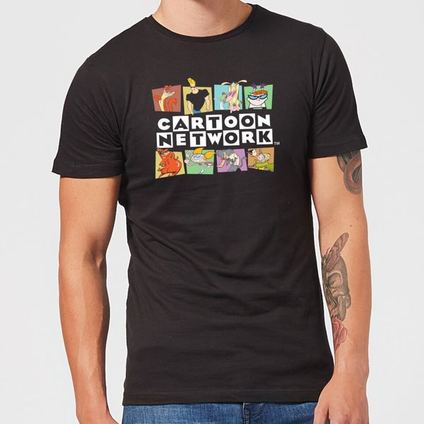 Cartoon Network Logo Characters Men's T-Shirt - Black Clothing - Zavvi UK
