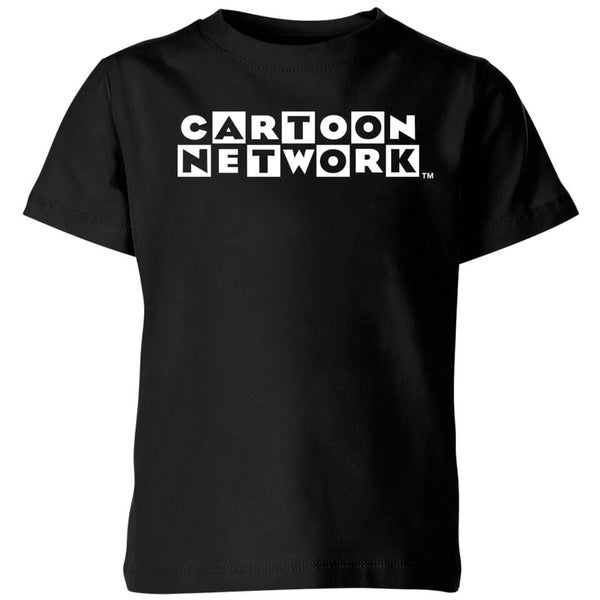 Cartoon Network Logo Kids' T-Shirt - Black Clothing - Zavvi UK