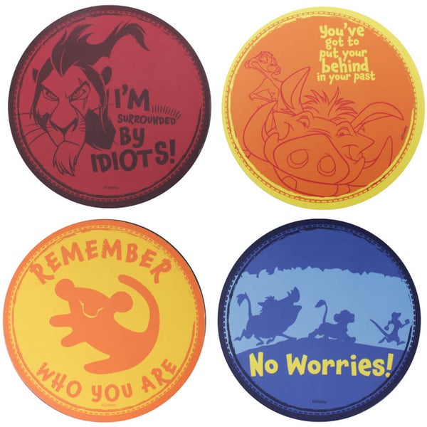 The Lion King Coaster Set Gifts - Zavvi UK