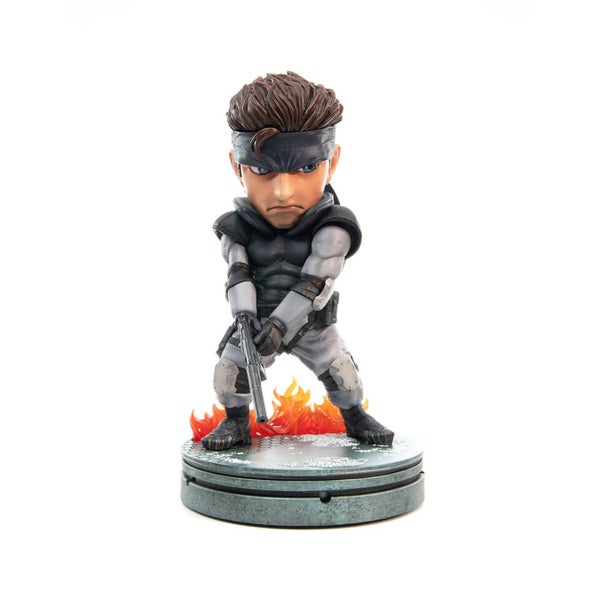 First 4 Figures Metal Gear Solid PVC SD Statue Solid Snake 20 cm ...