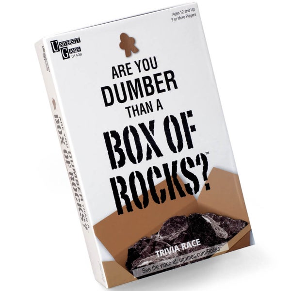 Are You Dumber Than A Box of Rocks Game Toys - Zavvi UK