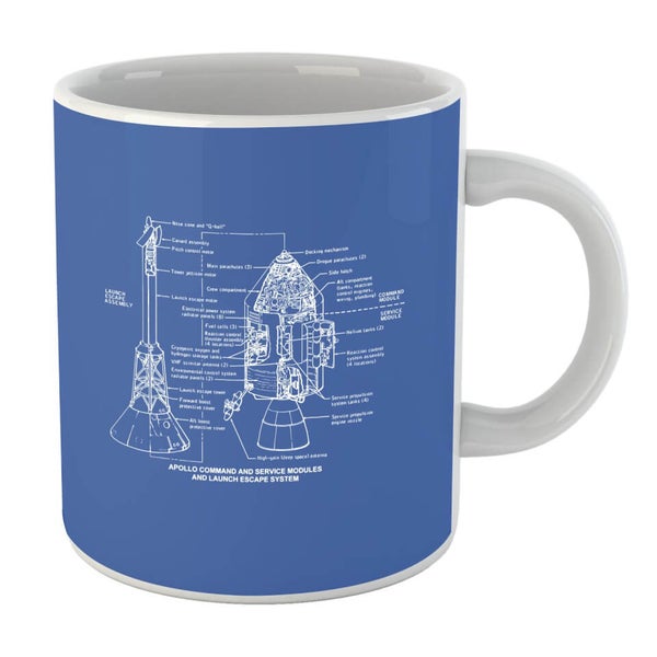 Command And Service Module Schematic Mug - IWOOT UK