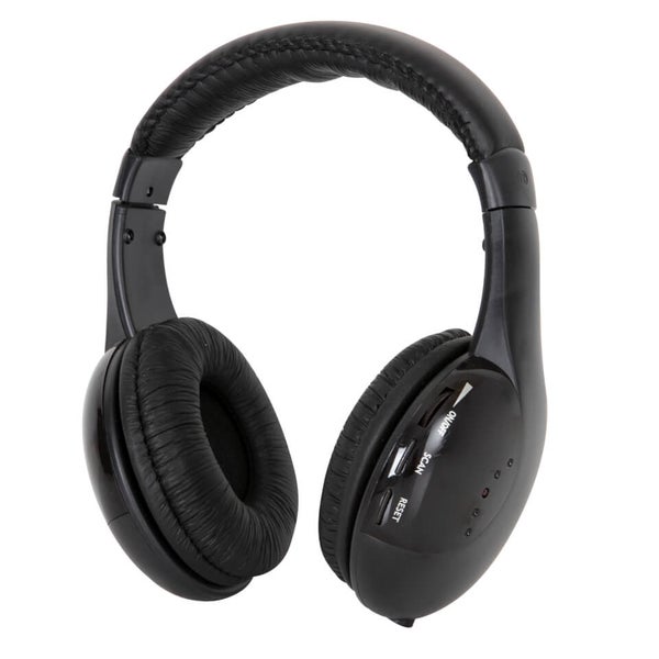 Itek 5 in 1 Wireless Headphones - Black - IWOOT UK