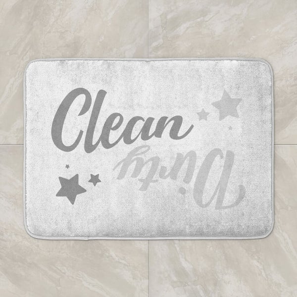 Clean Dirty Bath Mat - IWOOT UK