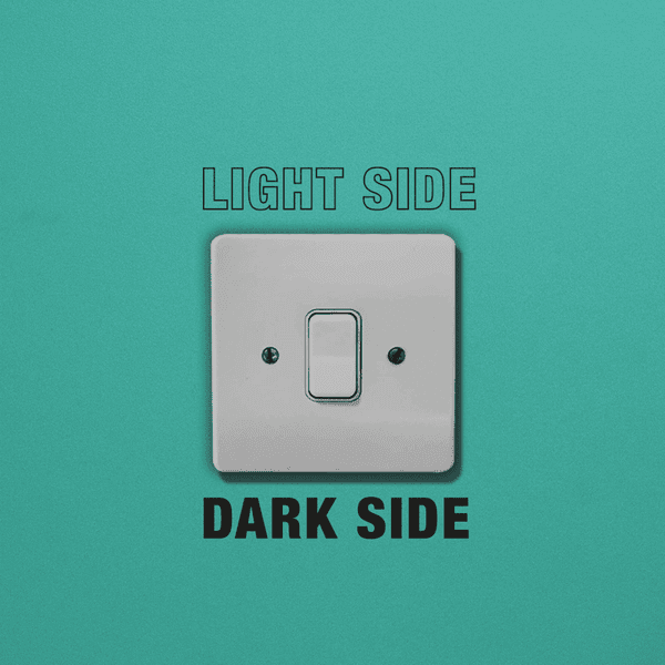 Light Side Dark Side Light Switch Art Homeware - Zavvi UK