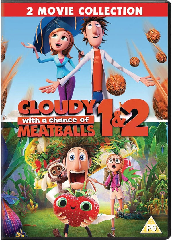 Cloudy With A Chance Of Meatballs 1 & 2 DVD - Zavvi UK