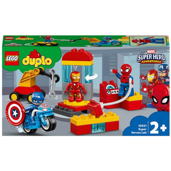 LEGO DUPLO Marvel: Super Heroes: Lab Set with Spiderman (10921) - IWOOT UK