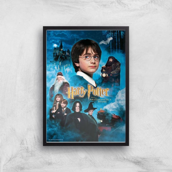 Harry Potter and the Philosopher's Stone Giclee Art Print - IWOOT UK