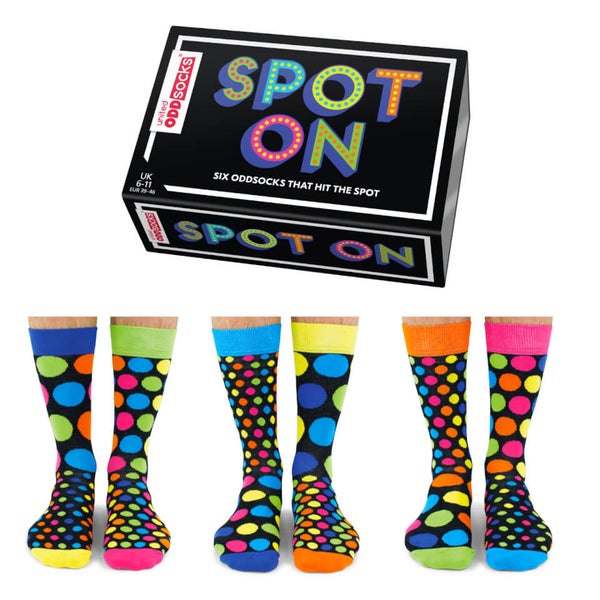 United Oddsocks Men's Spot On Socks Gift Set - IWOOT UK