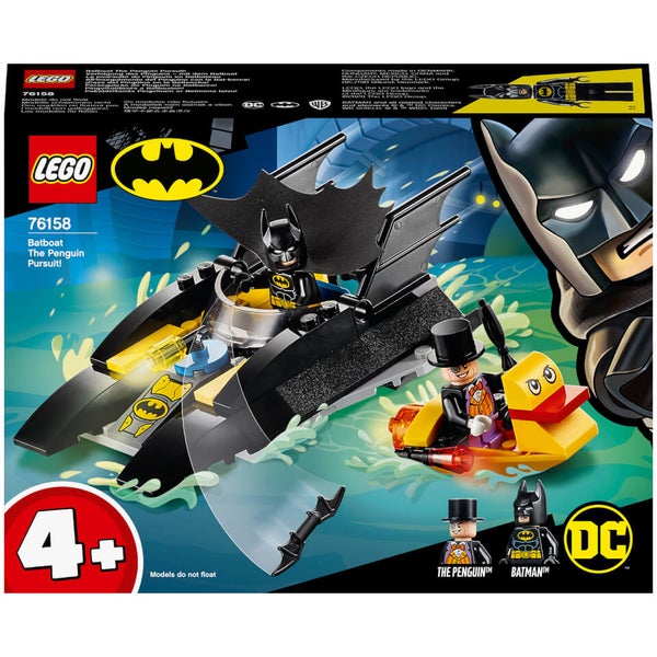 LEGO DC Batman 4+ Batboat The Penguin Pursuit Toy (76158) Toys - Zavvi UK