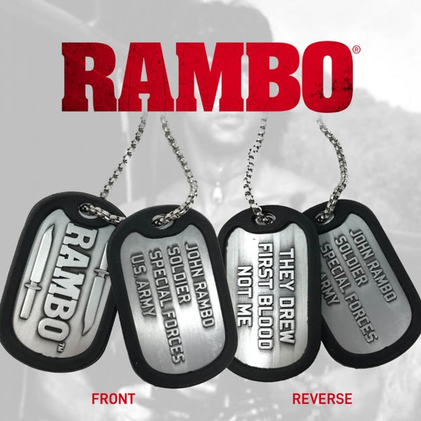 Rambo Dogtags Merchandise - Zavvi UK