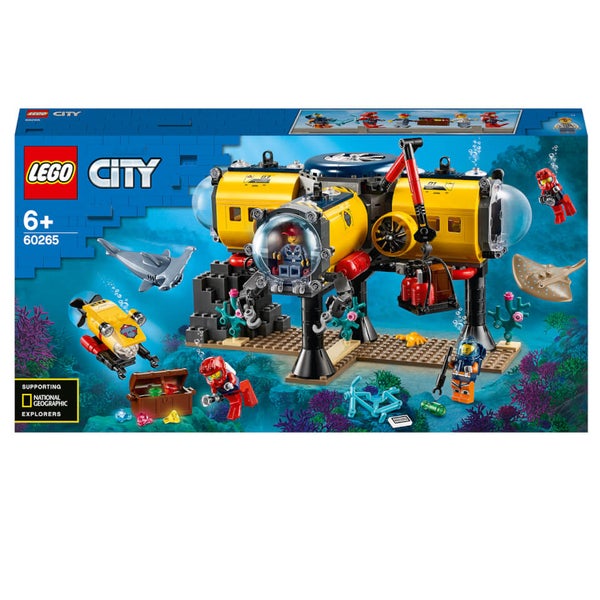 LEGO City: Ocean Exploration Base Underwater Set (60265) Toys - Zavvi UK