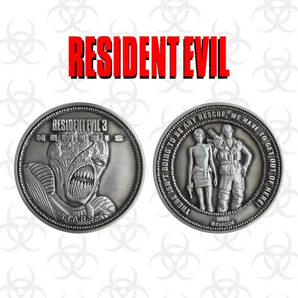Resident Evil 3 Limited Edition Coin Merchandise - Zavvi UK