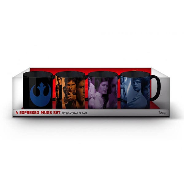 Star Wars Mugs Set Rebels 4pc Espresso Ceramic E8 Merchandise - Zavvi UK