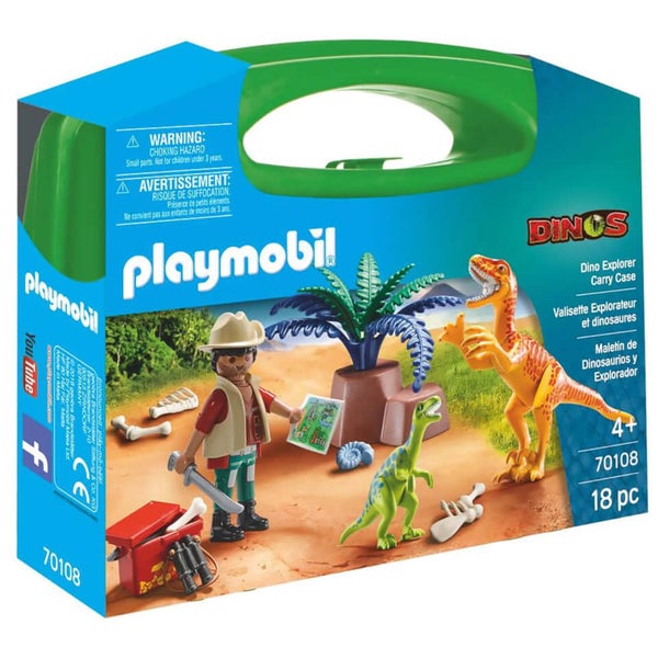 Playmobil Dino Explorer Carry Case (70108) - IWOOT UK