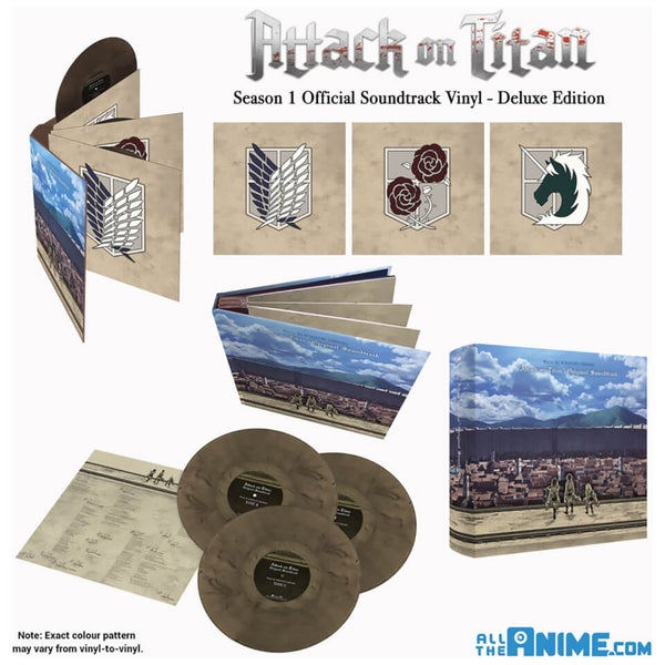 Attack On Titan Original Soundtrack Limited Edition Vinyl Box Set