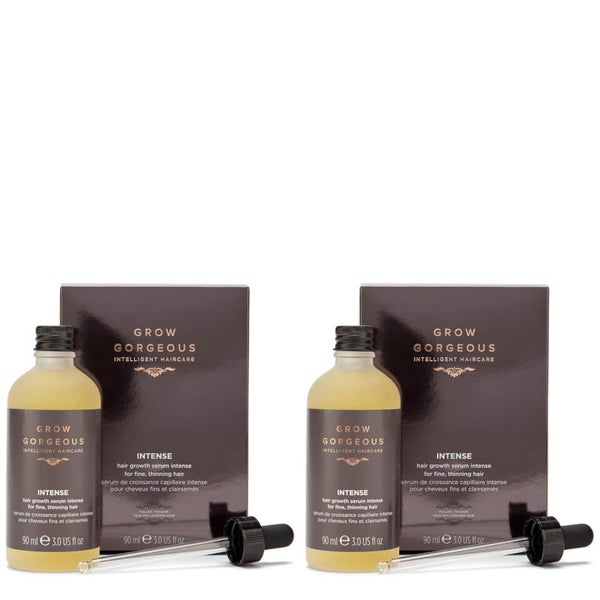 Grow Gorgeous Supersize Hair Growth Intense Duo (RRP £120.00) | Grow ...
