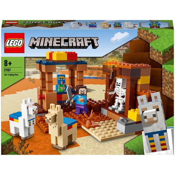 LEGO 21167 Minecraft De Handelspost Bouwset met Poppetjes van Steve en ...