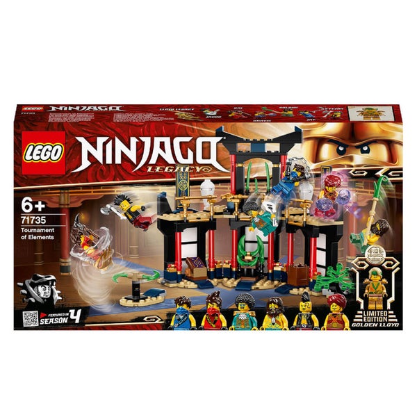 LEGO NINJAGO: Legacy Tournament of Elements Temple Set (71735) Toys ...